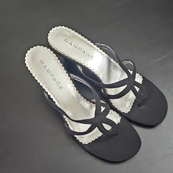 Rampage | Shoes | Rampage Black Strappy Heels 1 New | Poshmark